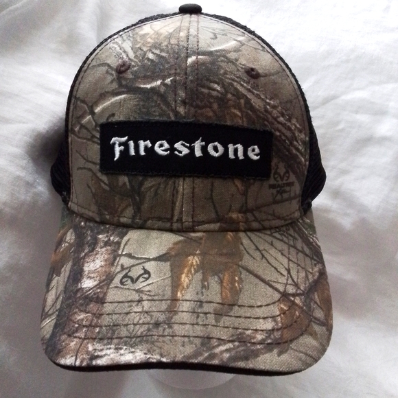 Source Unknown | Accessories | Realtree Firestone Logo Adjustable ...